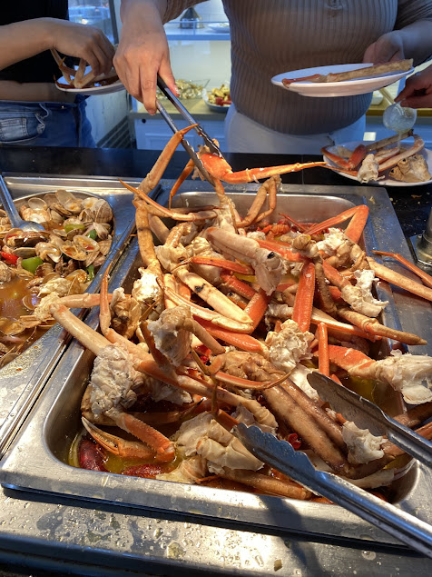 The only Asian buffet around here in the UCF area is Umi Sushi Buffet.