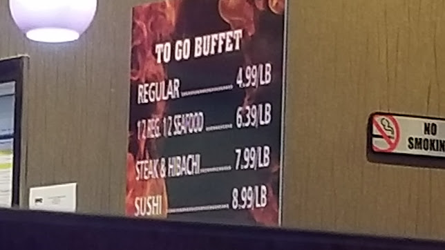 The only Asian buffet around here in the UCF area is Umi Sushi Buffet.